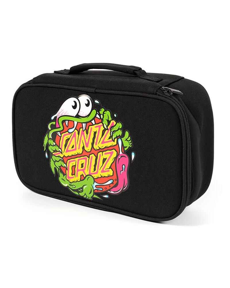 SANTA CRUZ YOUTH SLASHER DOT LUNCH BOX - BLACK - - SANTA CRUZ SK8 S21