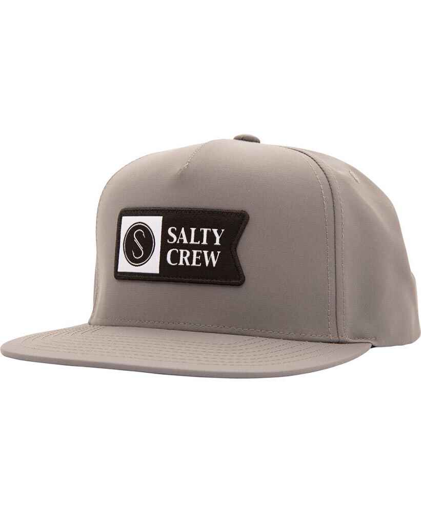 SALTY CREW ALPHA TECH 5 PANEL CAP - GREY - - SALTY CREW S21