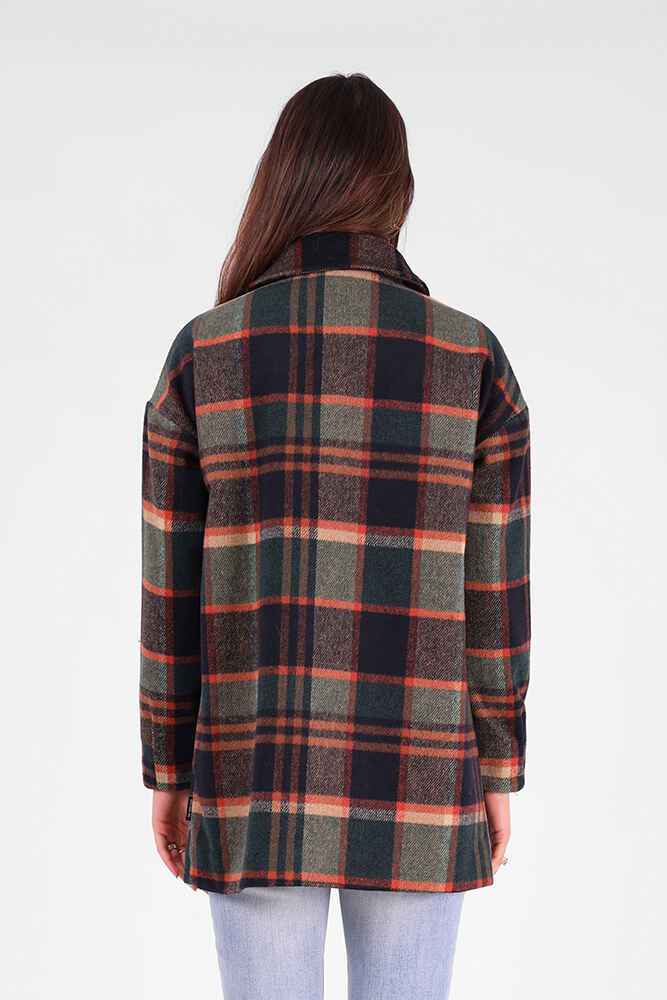 RPM LADIES OVERSIZE SHACKET - AUTUMN PLAID - Womens-Top : Sequence Surf ...