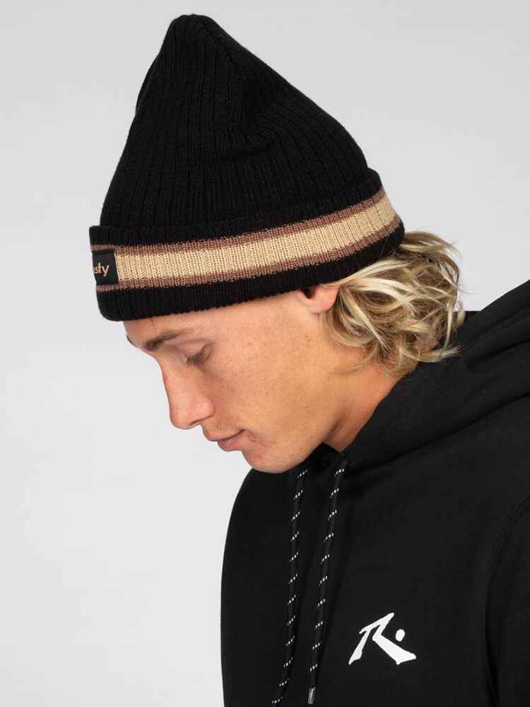 RUSTY MENS BONES 2 BEANIE - - RUSTY W22