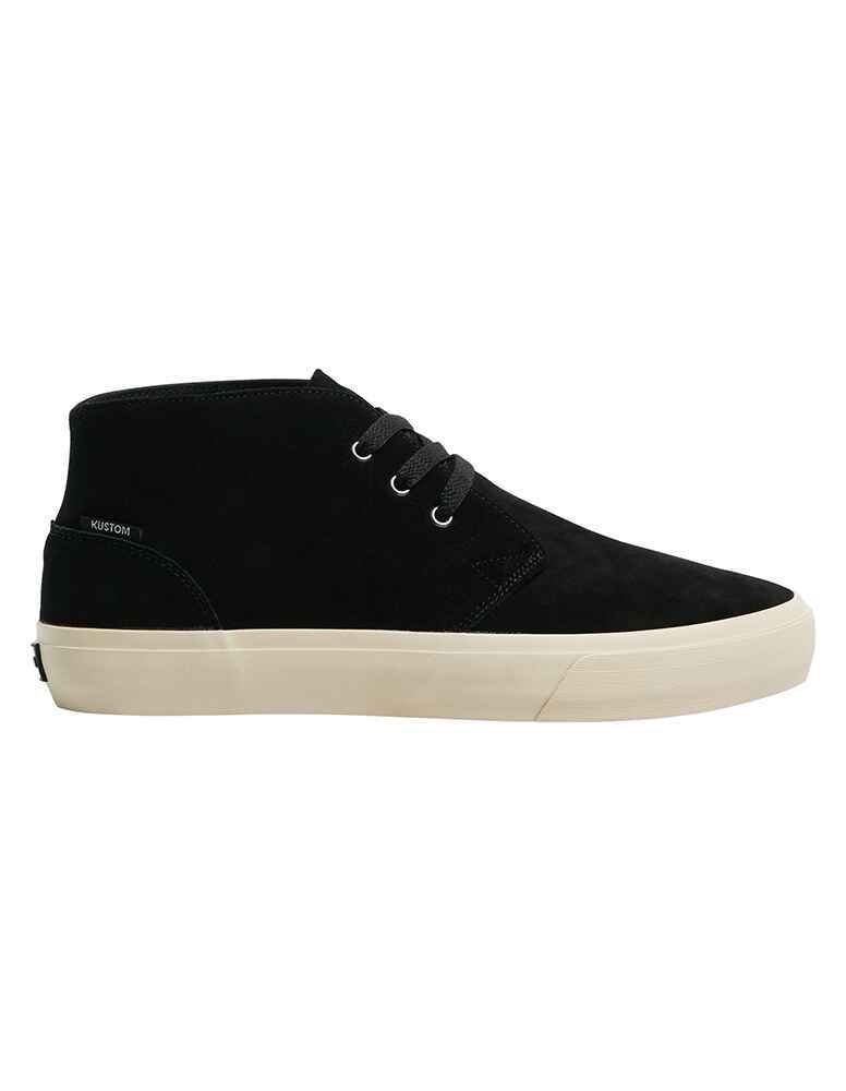 KUSTOM RAE WIDE SHOE - BLACK - Footwear-Shoes : Sequence Surf Shop ...