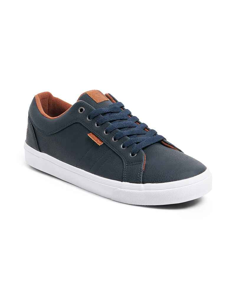 KUSTOM FINETIME SHOE - NAVY SUPREME - Footwear-Shoes : Sequence Surf ...