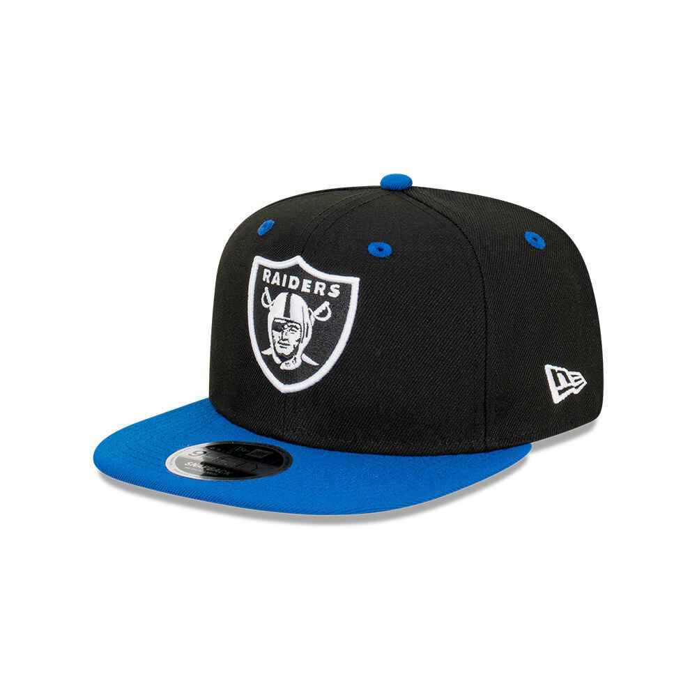 NEW ERA 950 ORIGINAL FIT SNAPBACK CAP - RAIDERS - BLACK / ROYAL - - NEW ...