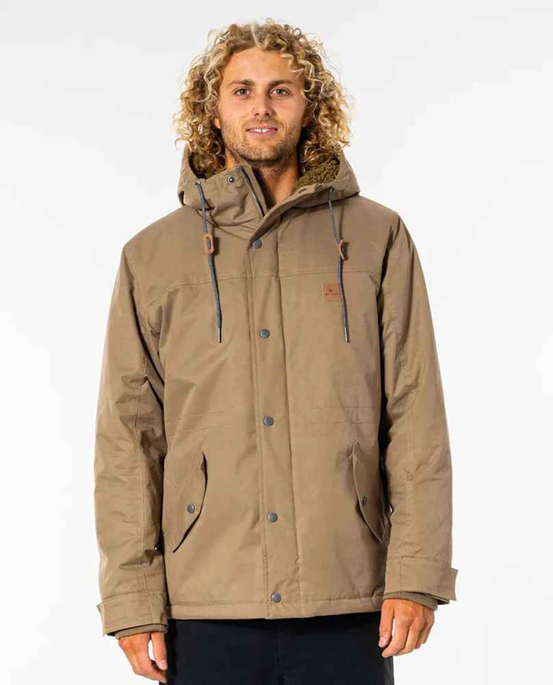 RIPCURL MENS ANTI SERIES EXIT JACKET MEDIUM BROWN Mens Tops ripcurl-mens-anti-series-exit-jacket-medium-brown-mens-tops