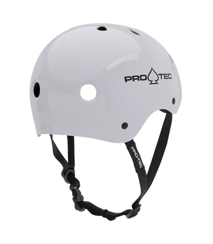 PROTEC - CLASSIC SKATE HELMET - GLOSS WHITE - Skate-Helmets & Pads ...