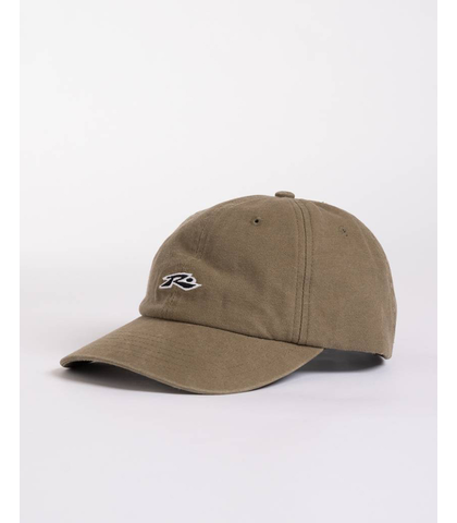 RUSTY MENS RAGE ADJUSTABLE CAP - COVERT GREEN - - RUSTY S22