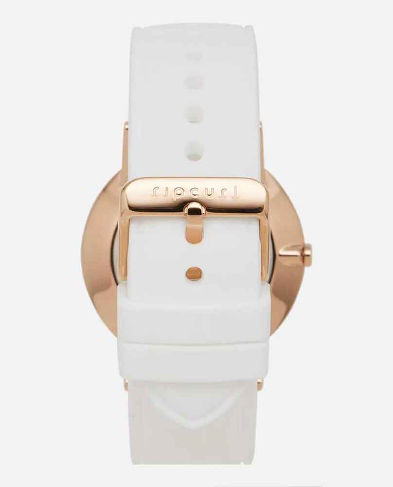 RIPCURL LATCH SOLAR WATCH - SILICONE ROSE GOLD - WHITE - Womens-Watches ...