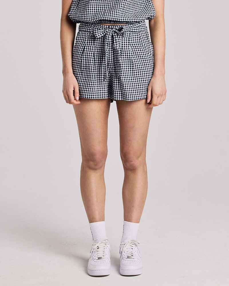 HUFFER LADIES TAYLOR PARK SHORT - NAVY / WHITE - Womens-Bottoms ...