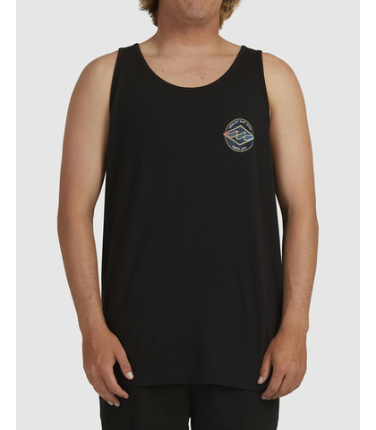 BILLABONG MENS ROTAR DIAMOND TANK - BLACK - Mens-Tops : Sequence Surf ...