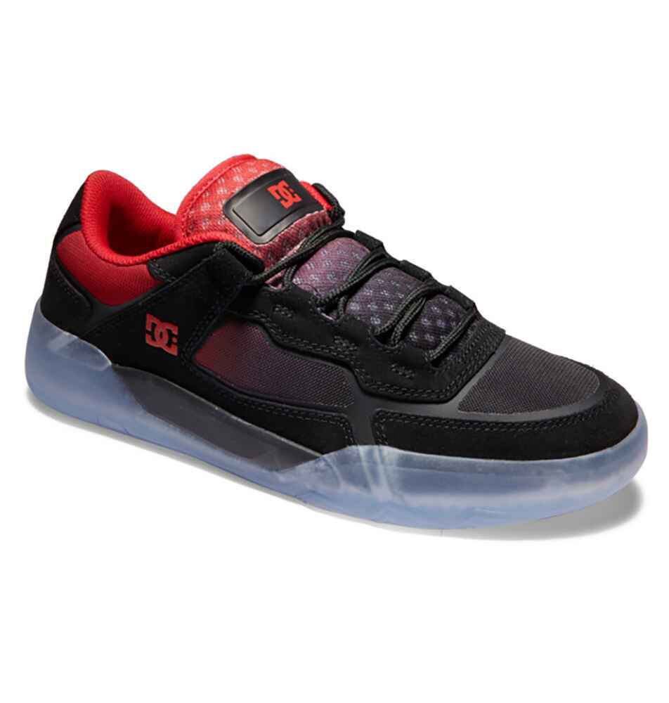 DC METRIC S SHOE - BLACK / RED - Footwear-Shoes : Sequence Surf Shop ...