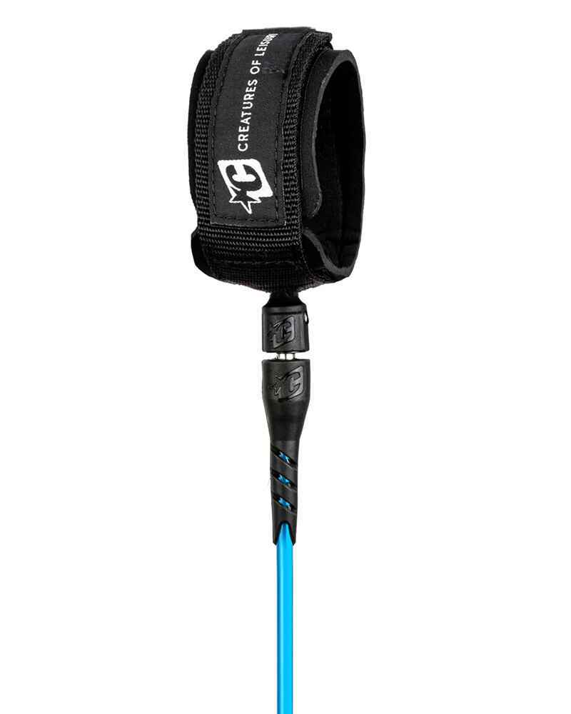 CREATURES ICON 6 FT LEASH - BLUE / BLACK - Surf-Surf Hardwear ...
