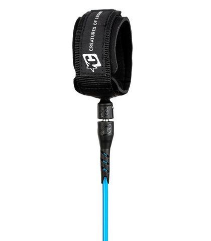CREATURES ICON 6 FT LEASH - BLUE / BLACK - Surf-Surf Hardwear ...