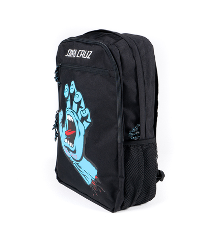 SANTA CRUZ SCREAMING HAND BACKPACK - BLACK - - SANTA CRUZ SK8 S22