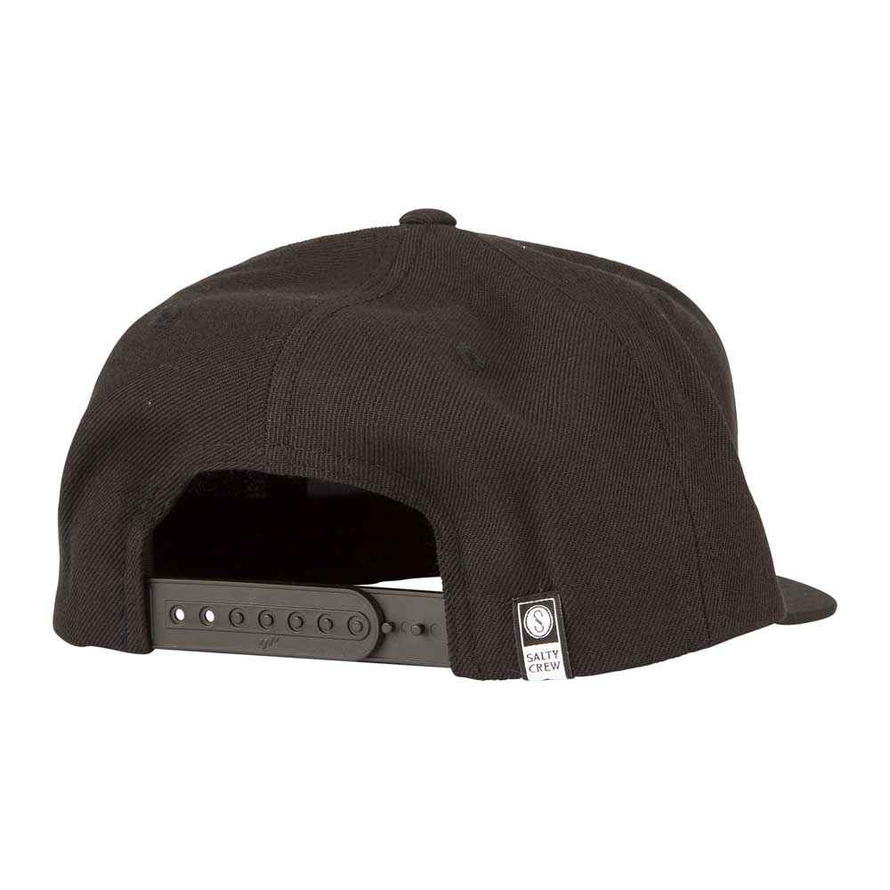 SALTY CREW MENS RED ROCK 6 PANEL CAP - BLACK - - SALTY CREW S22