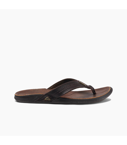 REEF J-BAYY III LEATHER JANDAL - DARK BROWN - Footwear-Mens Jandals ...
