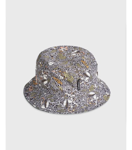 MAD HUEYS IT'S LIT BUCKET HAT - CHARCOAL - - MAD HUEYS S22