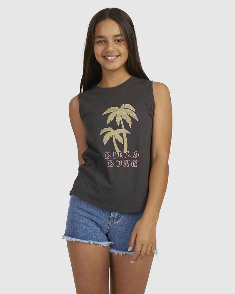 BILLABONG GIRLS DREAM ON TANK - OFF BLACK - Youth -Girls Tee's ...