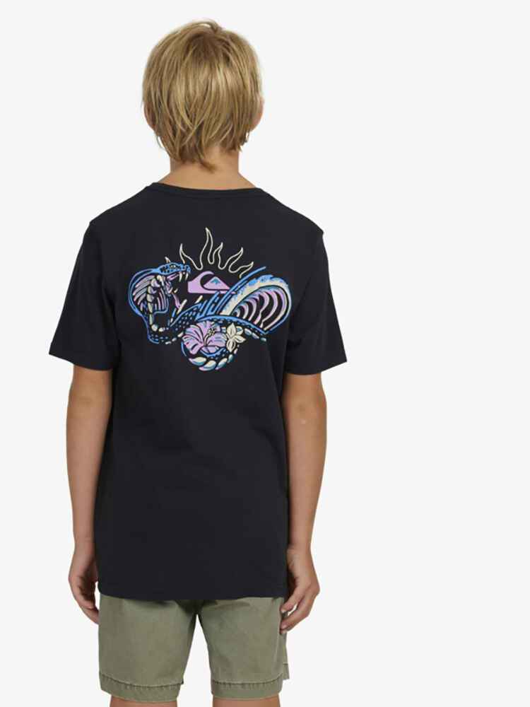 QUIKSILVER BOYS SNAKE WHISPERER TEE - BLACK - Youth -Boys Tee's ...