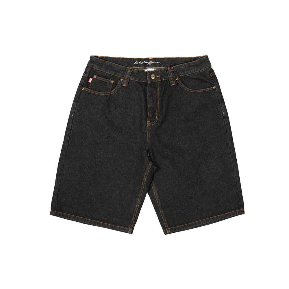 Def Safari Baggy Jorts Washed Black White Mens Bottoms Sequence Surf Shop Def S22