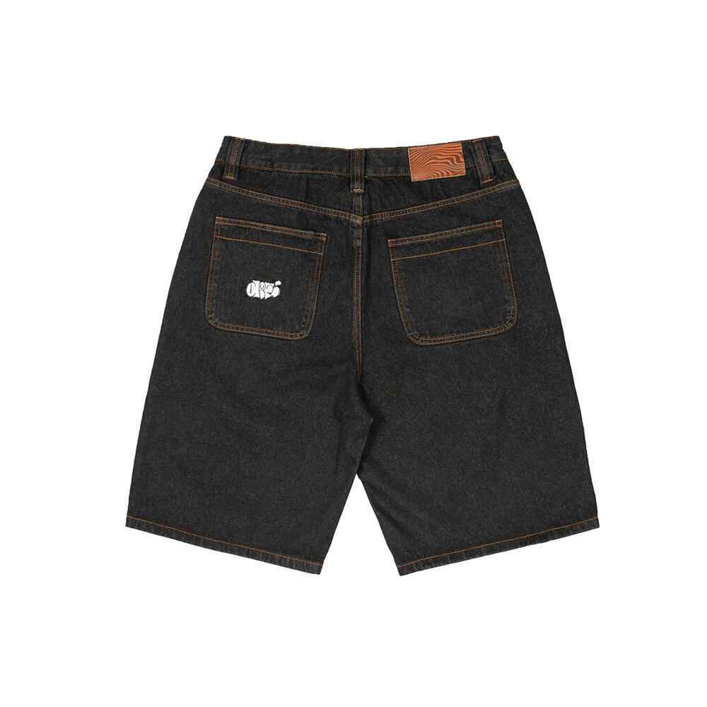 Def Safari Baggy Jorts Washed Black White Mens Bottoms Sequence Surf Shop Def S22