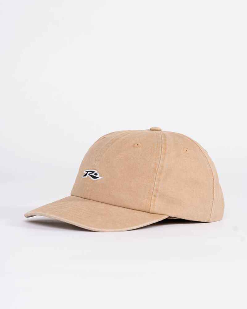 RUSTY MENS RAGE DAD CAP - LATTE - - RUSTY S22