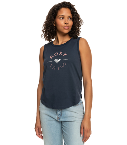 ROXY LADIES BRIGHT DAWN CORPO TANK - INDIGO - Womens-Top : Sequence ...