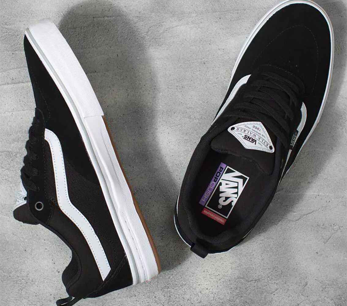 VANS KYLE WALKER PRO SKATE SHOE - BLACK REFLECTIVE - Footwear-Shoes ...