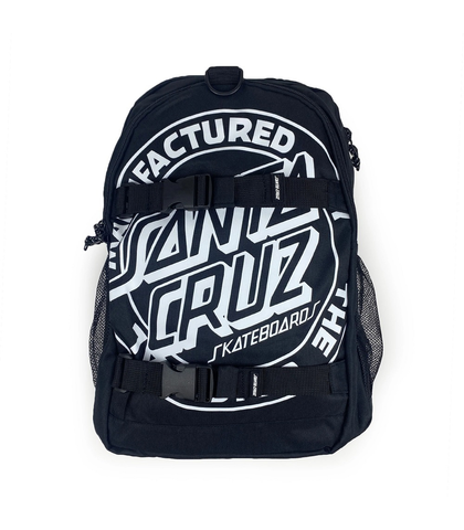 SANTA CRUZ MFG DOT BACKPACK- BLACK - Youth -Boys Accessories : Sequence ...