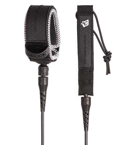 CREATURES LITE 5FT LEASH - BLACK / WHITE - Surf-Surf Hardwear ...
