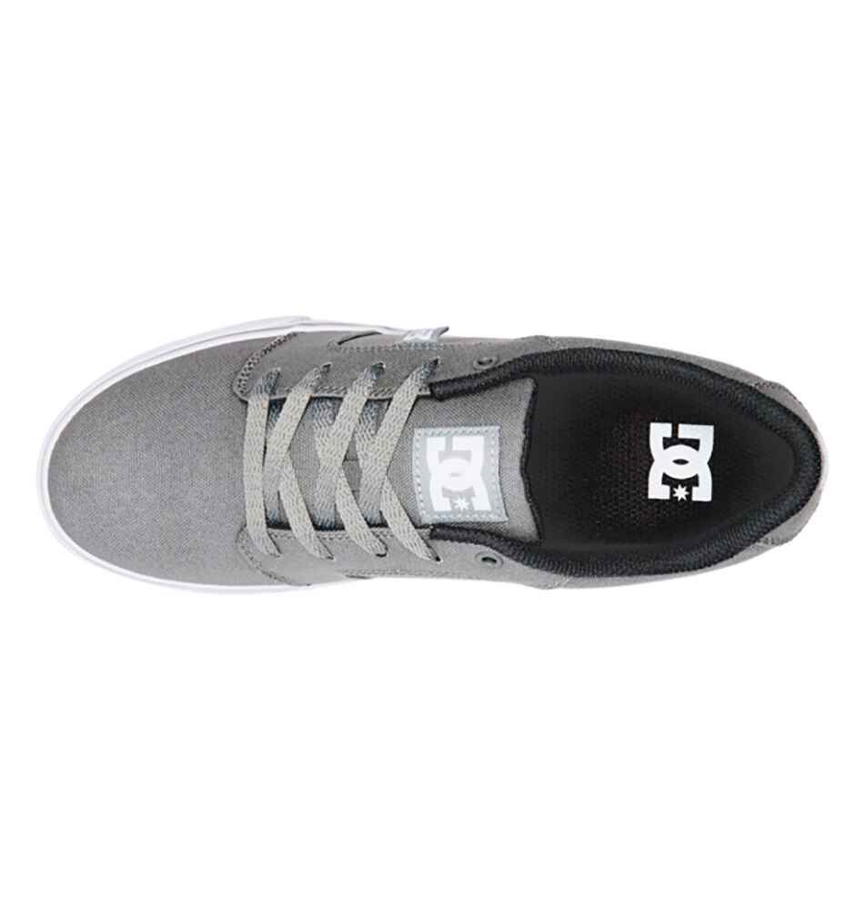 DC ANVIL TX SHOE - GREY / WHITE - Footwear-Shoes : Sequence Surf Shop ...