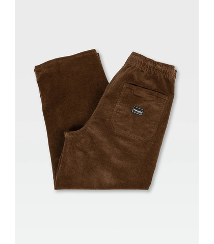 VOLCOM BOYS OUTER SPACED EW CORD PANT - BROWN - Youth -Boys Pants ...