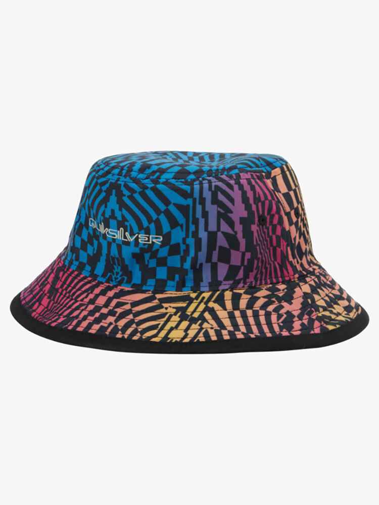 QUIKSILVER BOYS FLIPPED OUT BUCKET HAT - BLACK - Youth -Boys ...