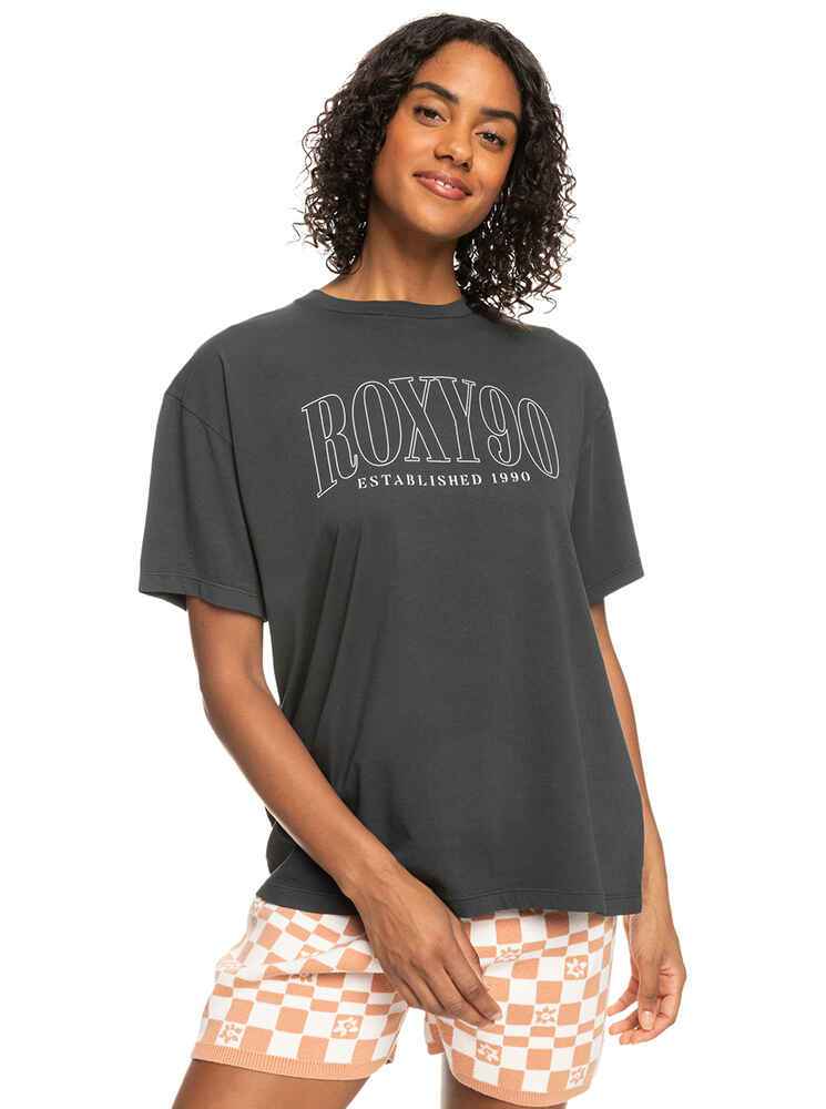 ROXY LADIES SUN OVER THE SAND TEE - BLACK - Womens-Top : Sequence Surf ...
