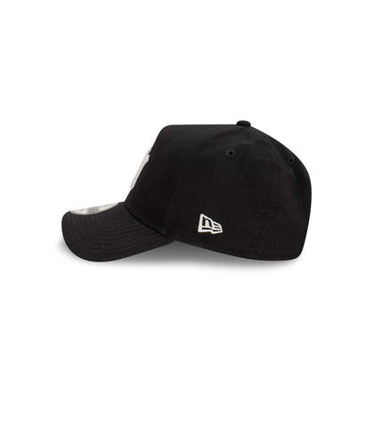 NEW ERA 940 A FRAME STRAP BACK CAP - NY - BLACK / GRAPHITE - Mens ...
