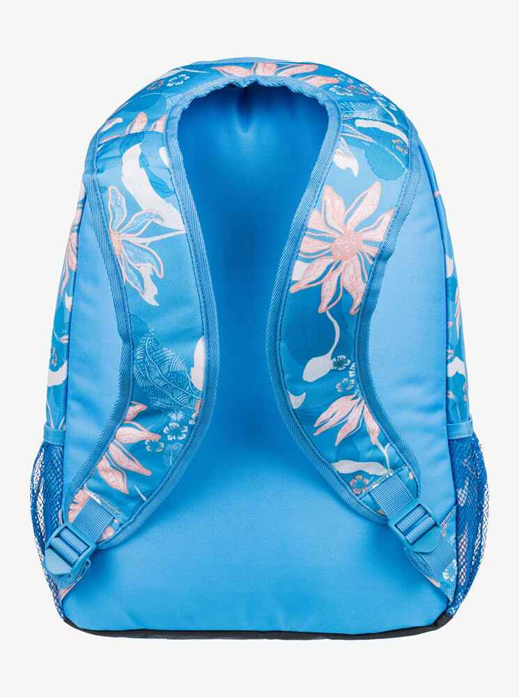 ROXY SHADOW SWELL PRINTED BACKPACK - BLUE CASA FLEUR - Womens ...