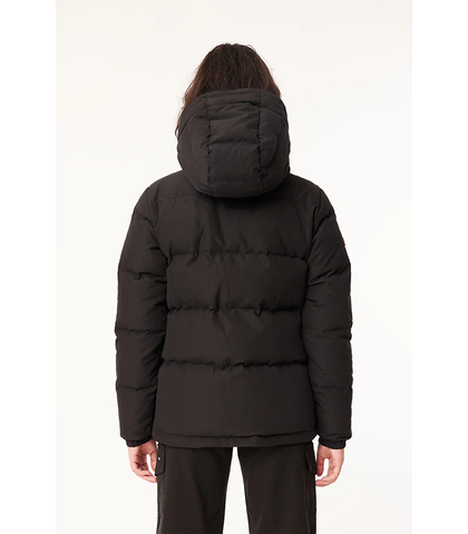 HUFFER LADIES CLASSIC DOWN PUFFER JACKET - BLACK - Womens-Top ...