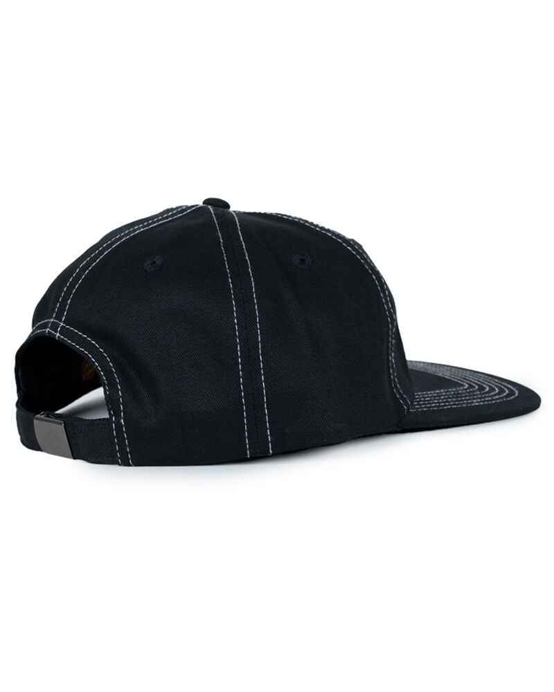 SANTA CRUZ MENS CHISEL MINI HAND CAP - BLACK - - SANTA CRUZ SK8 S23
