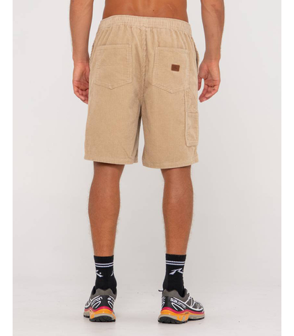 RUSTY BOYS 8 WALE WORKWEAR ELASTIC SHORT - LIGHT FENNEL - Youth -Boys ...