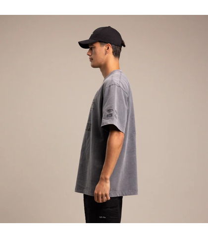 ILABB MENS RACE 3.0 OVERSIZED BLOCK TEE - GRAVEL - Mens-Tops : Sequence ...