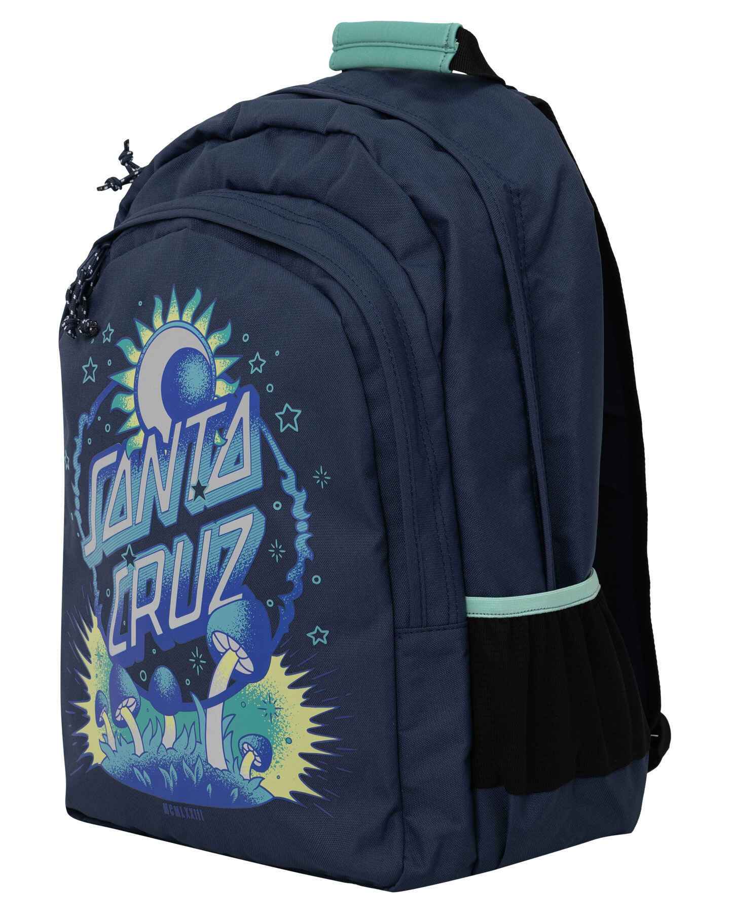 SANTA CRUZ GIRLS DARK ARTS DOT ROUNDABOUT BACKPACK - NAVY - Womens ...