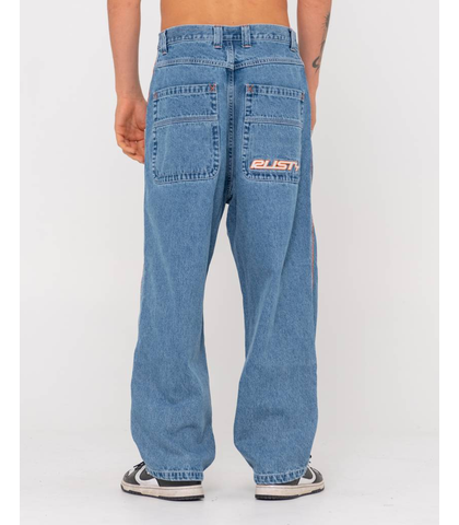 RUSTY MENS FLIP DADDY 2.0 JEAN - MIDDY BLUE - Mens-Bottoms : Sequence ...