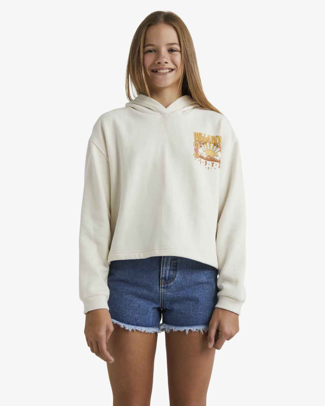 BILLABONG GIRLS EASY BREEZE HOOD - SALT CRYSTAL - Youth -Girls Fleece ...