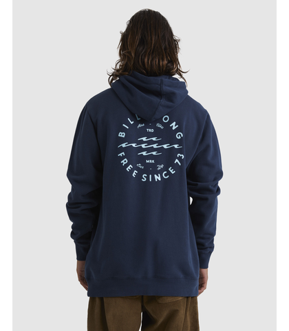 BILLABONG MENS BIG WAVE DAZ HOODY - NAVY - Mens-Tops : Sequence Surf ...