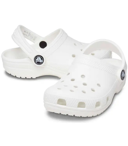 CROCS CLASSIC CLOG KIDS - WHITE - Footwear-Crocs : Sequence Surf Shop ...