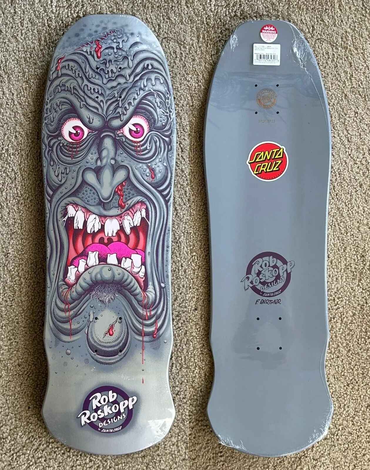 SANTA CRUZ ROSKOPP FACE FLORIAN REISSUE 9.5 - Skate-Decks : Sequence ...