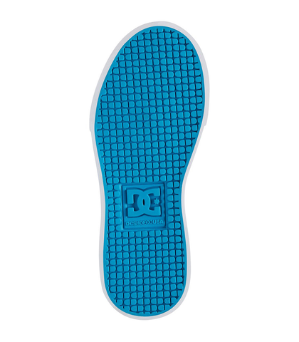 DC BOYS PURE HIGH TOP SHOE - BLUE / BLACK / RED - Footwear-Youth Shoes ...