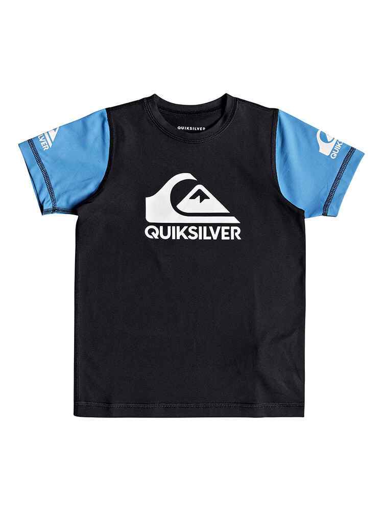 QUIKSILVER KIDS HEATS ON S/S RASHSHIRT - MALIBU BLUE - Surf-Boys ...