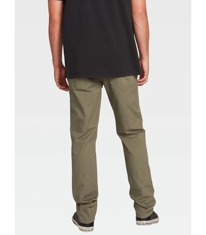 VOLCOM MENS SOLVER LITE 5 POCKET PANT - ARMY GREEN - Mens-Bottoms ...
