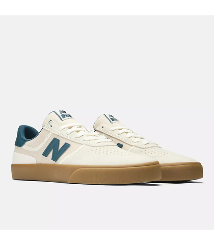 NEW BALANCE NUMERIC 272 VULC SHOE - SEA SALT/ TEAL SUEDE - Footwear ...