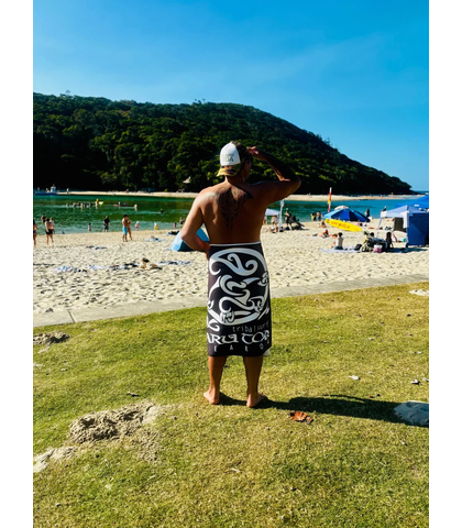 NGARU TOA MICRO FIBRE TOWEL - BLACK - - NGARU TOA S25